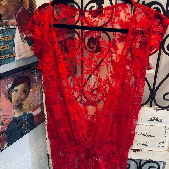 Magpale | Intimates & Sleepwear | Nwot Magpale Floral Lace One Piece ...